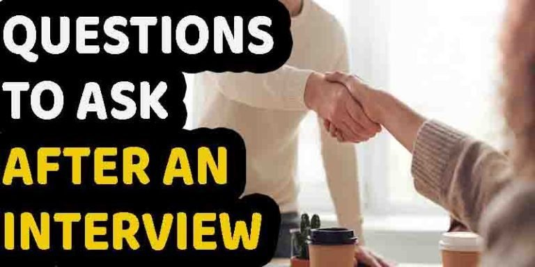 Questions to Ask After an Interview - UAEHelper.com